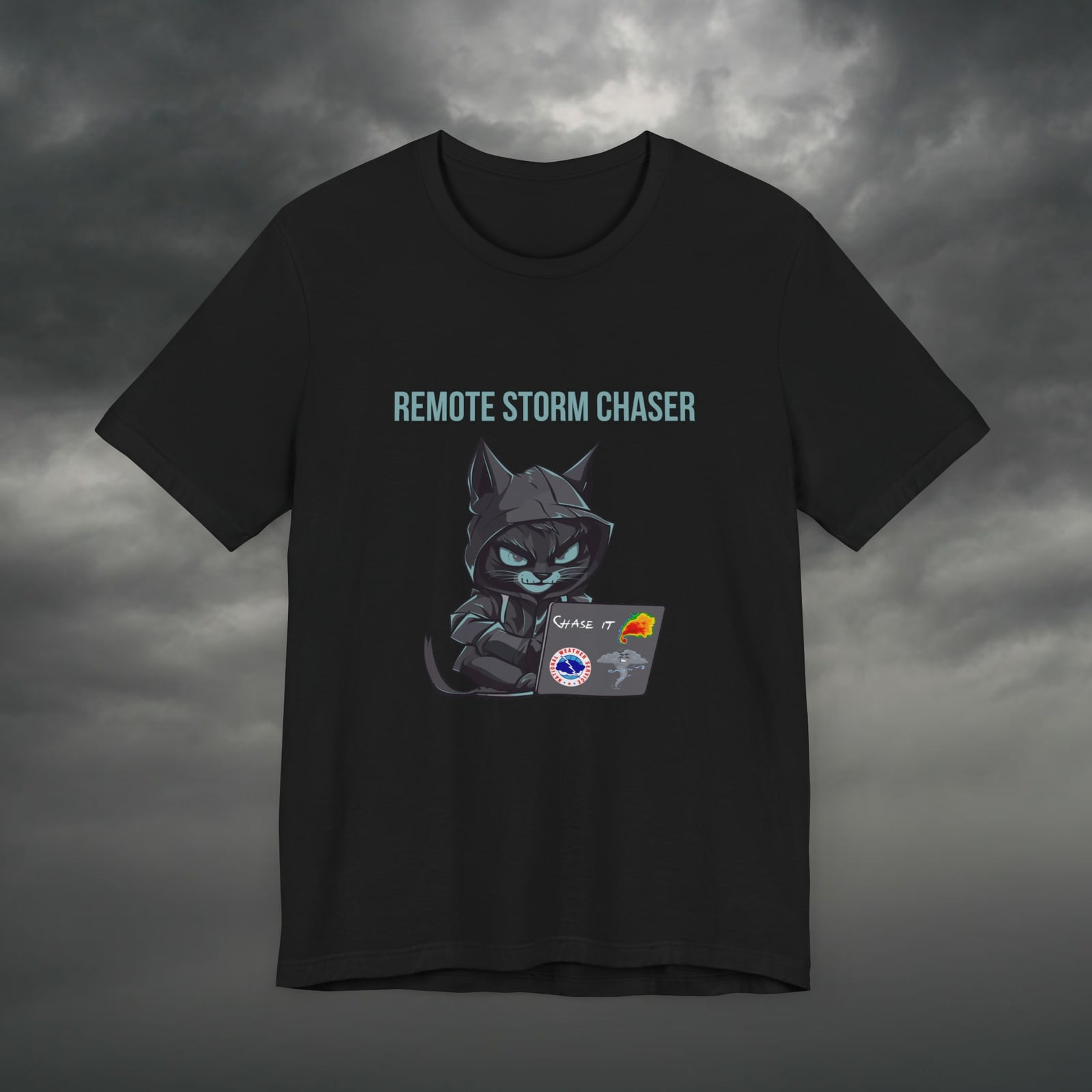 Remote Storm Chaser Shirt, Tornado Chasing, Twisters Fan Skywarn Spotters - Walmart.com