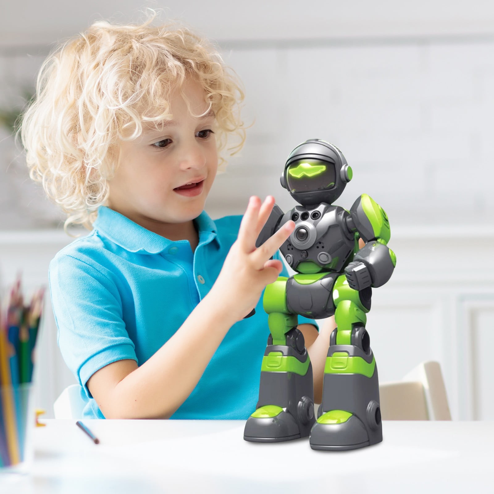 Remote Voice Control Robot Toys for Kids, Intelligent Programmable Robot Gifts, Popular Science ...