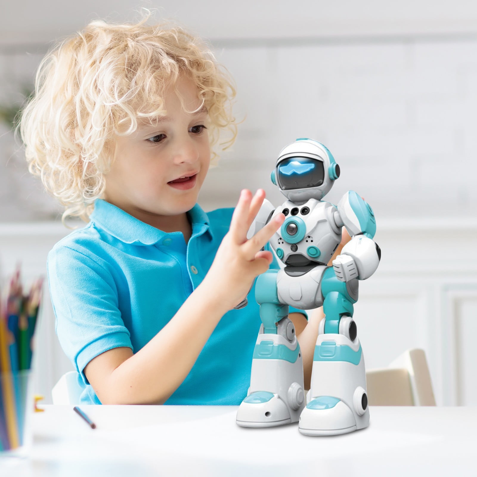 Remote Voice Control Robot Toys for Kids, Intelligent Programmable Robot Gifts, Popular Science ...