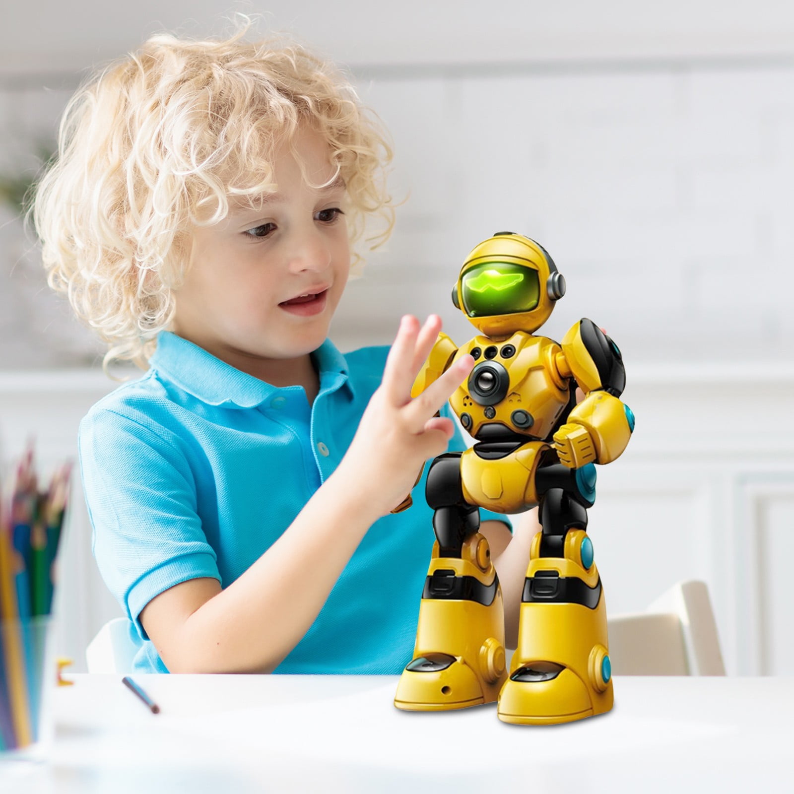 Remote Voice Control Robot Toys for Kids, Intelligent Programmable ...