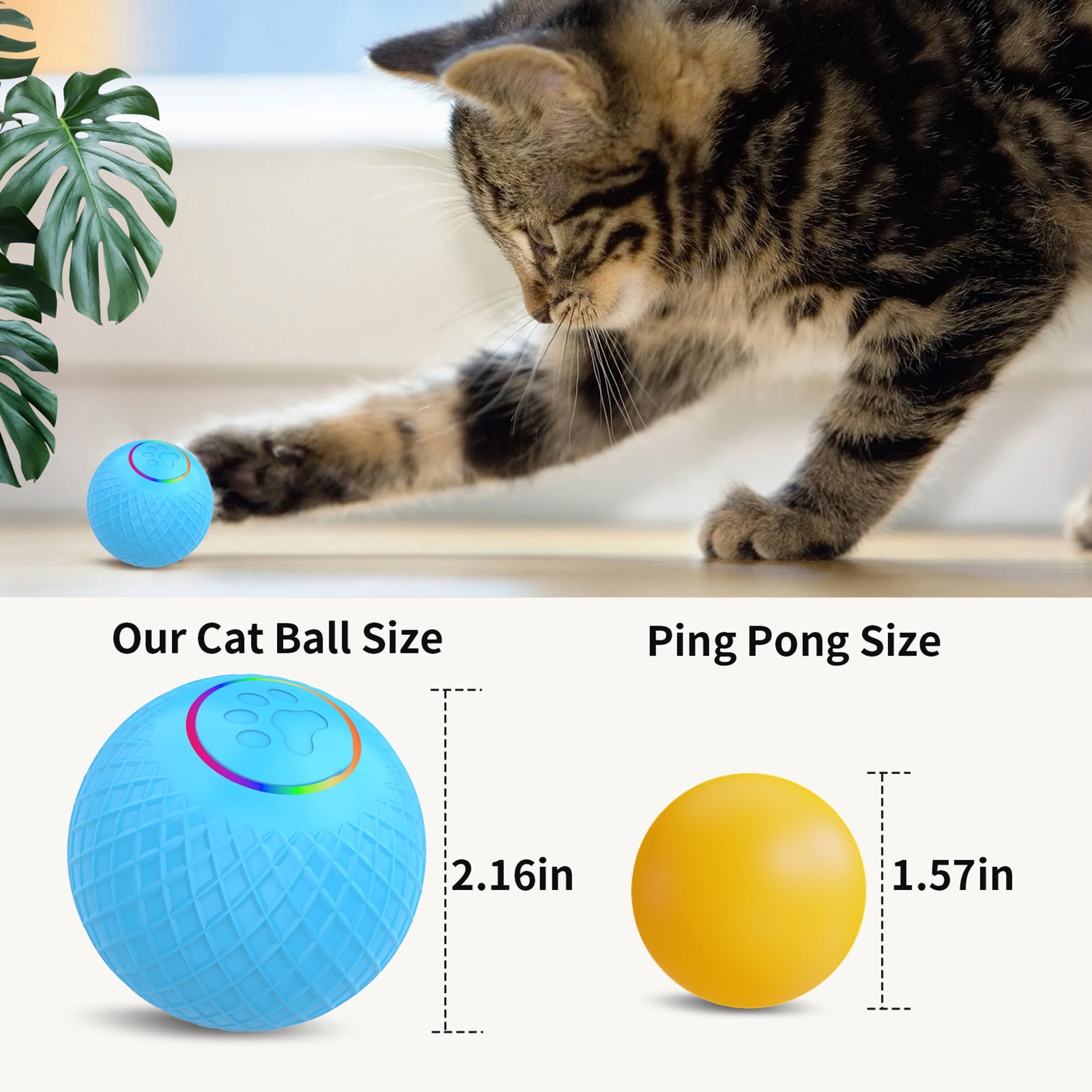 Remote- ball,Ball Cat - Ball Dual Mode Low Cat Toy Indoor Toy Led Low ...