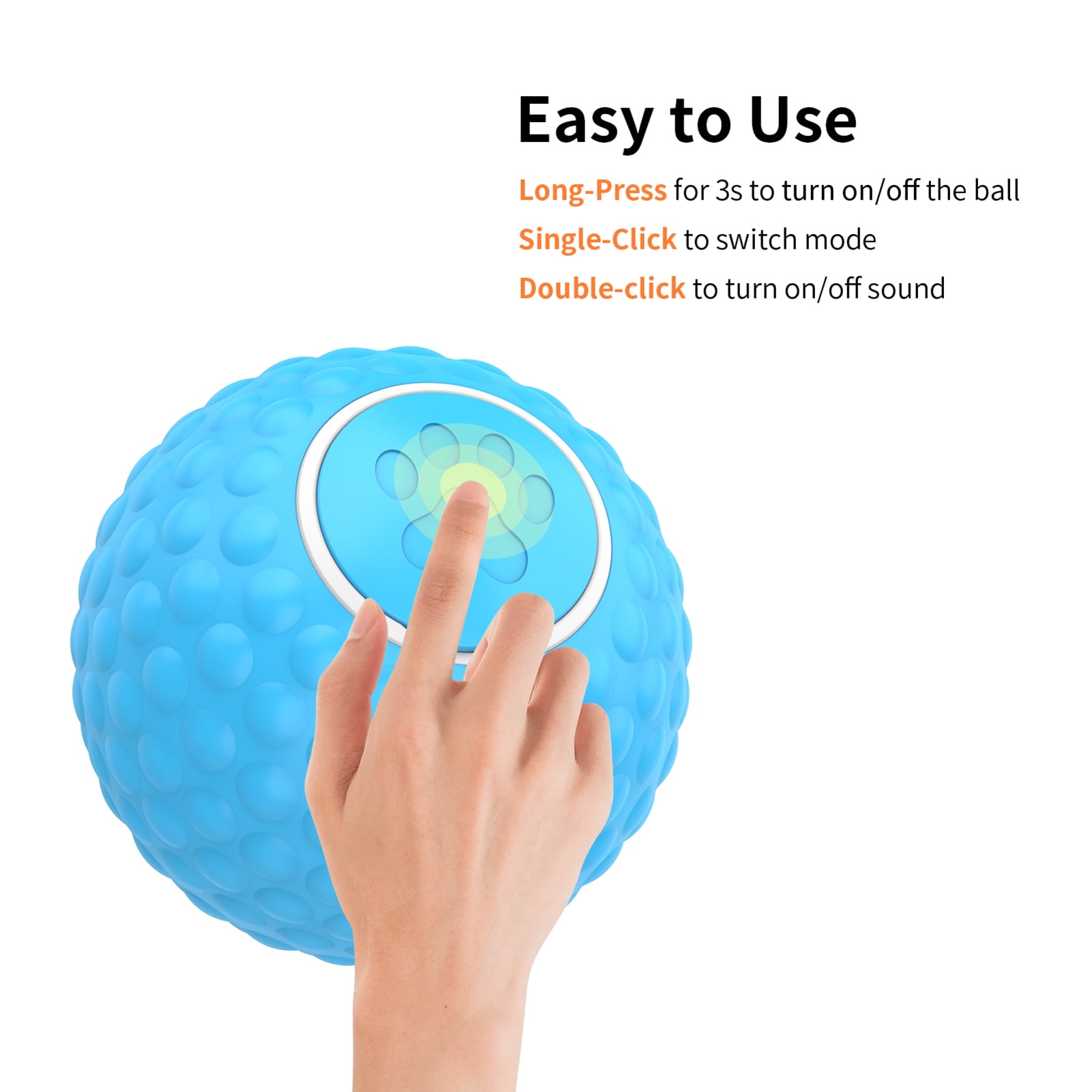 Remote- ball,Ball Remote - Remote Calls Remote Realistic Calls Ball Cat ...