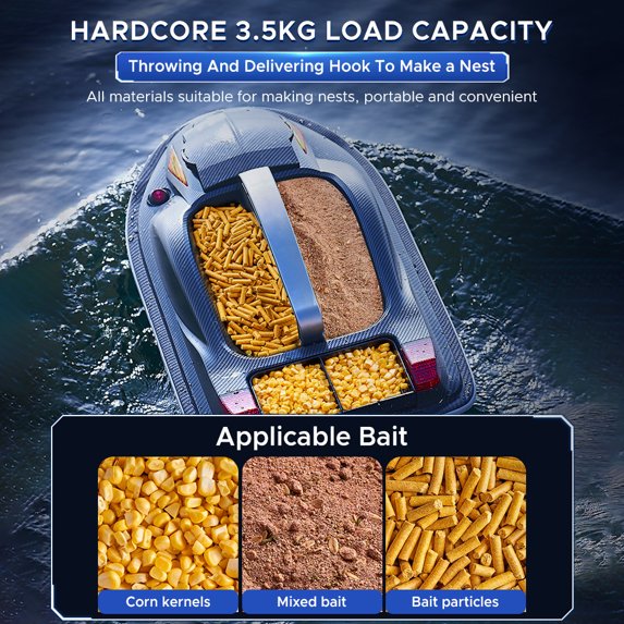 Remote boat,3 Speed Route Remote Boat 500m Load Voice Route Speed Boat ...
