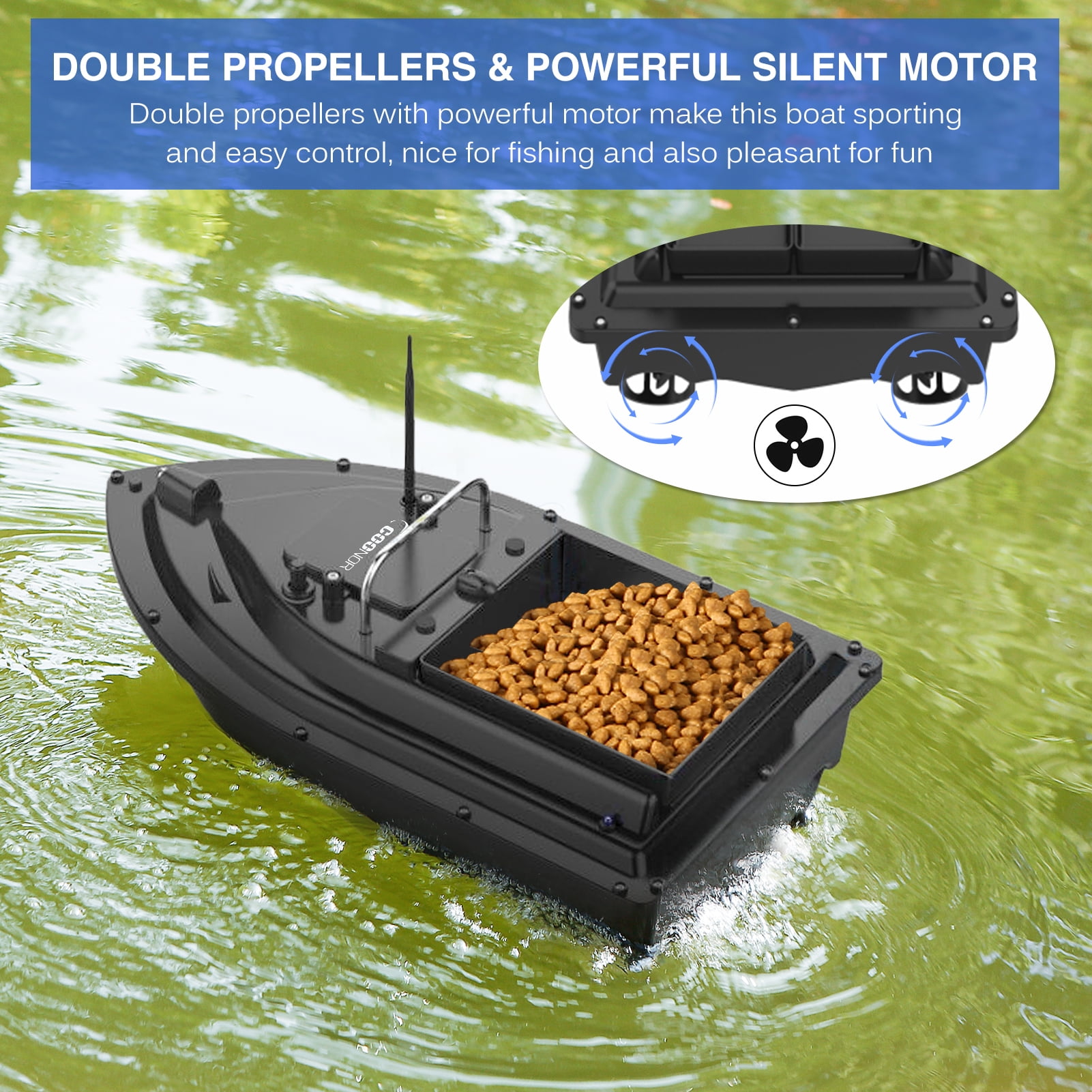 Remote boat,Boat Boat With 400-500m Remote Boat With 400 500m Bait Boat ...
