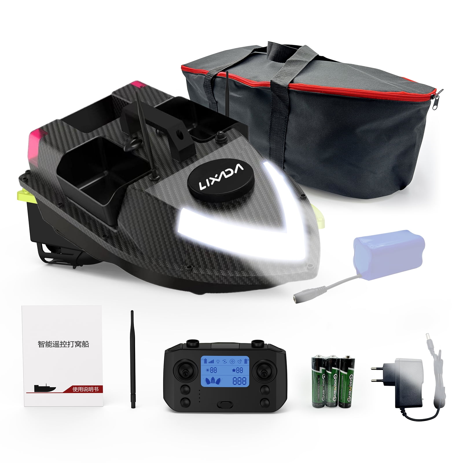 Remote boat,Ship Containers Remote Feeder Boat Bait Boat Remote Ship ...