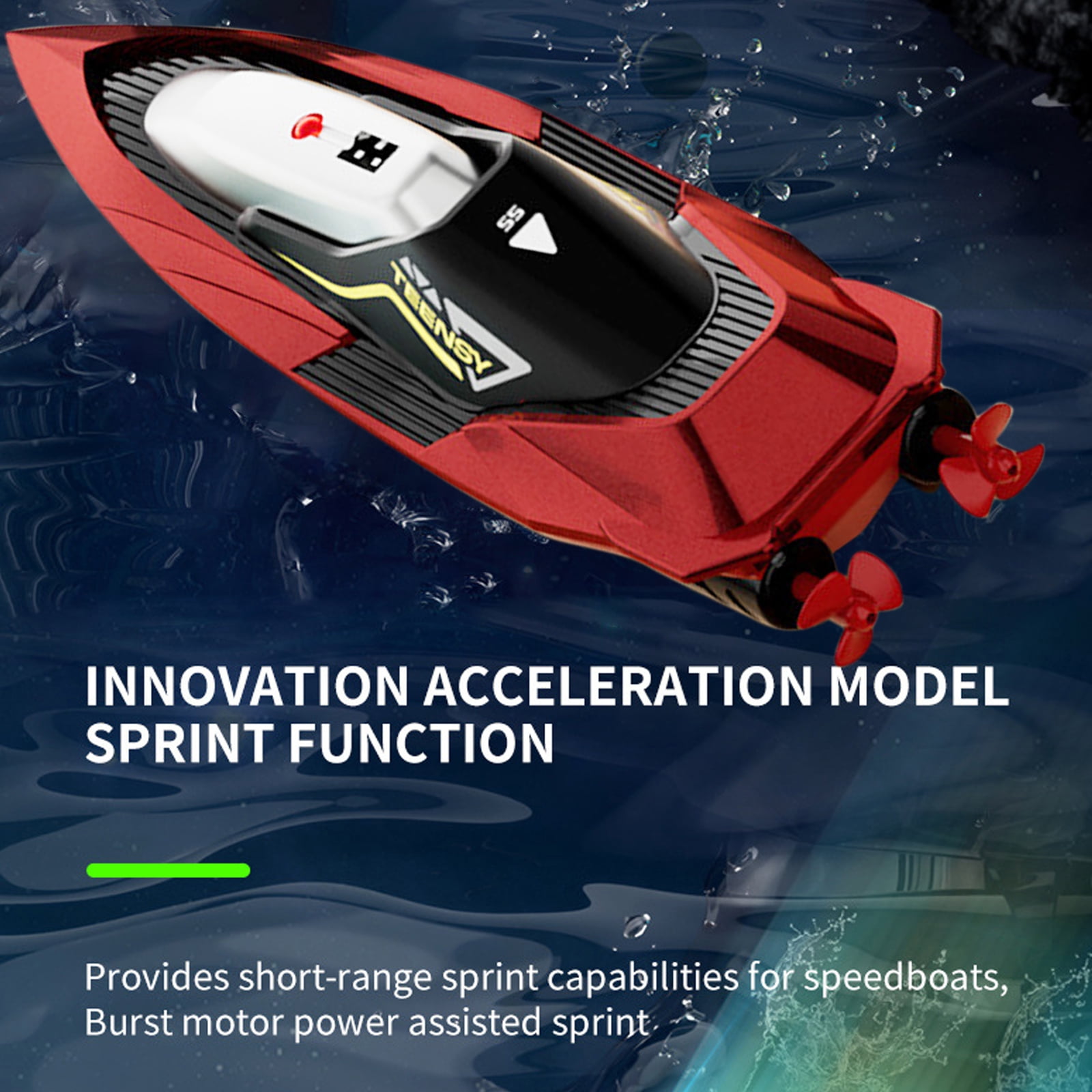 Remote boat,- Water Kids Stunt Water Ship Stunt Propeller Motor Toy ...