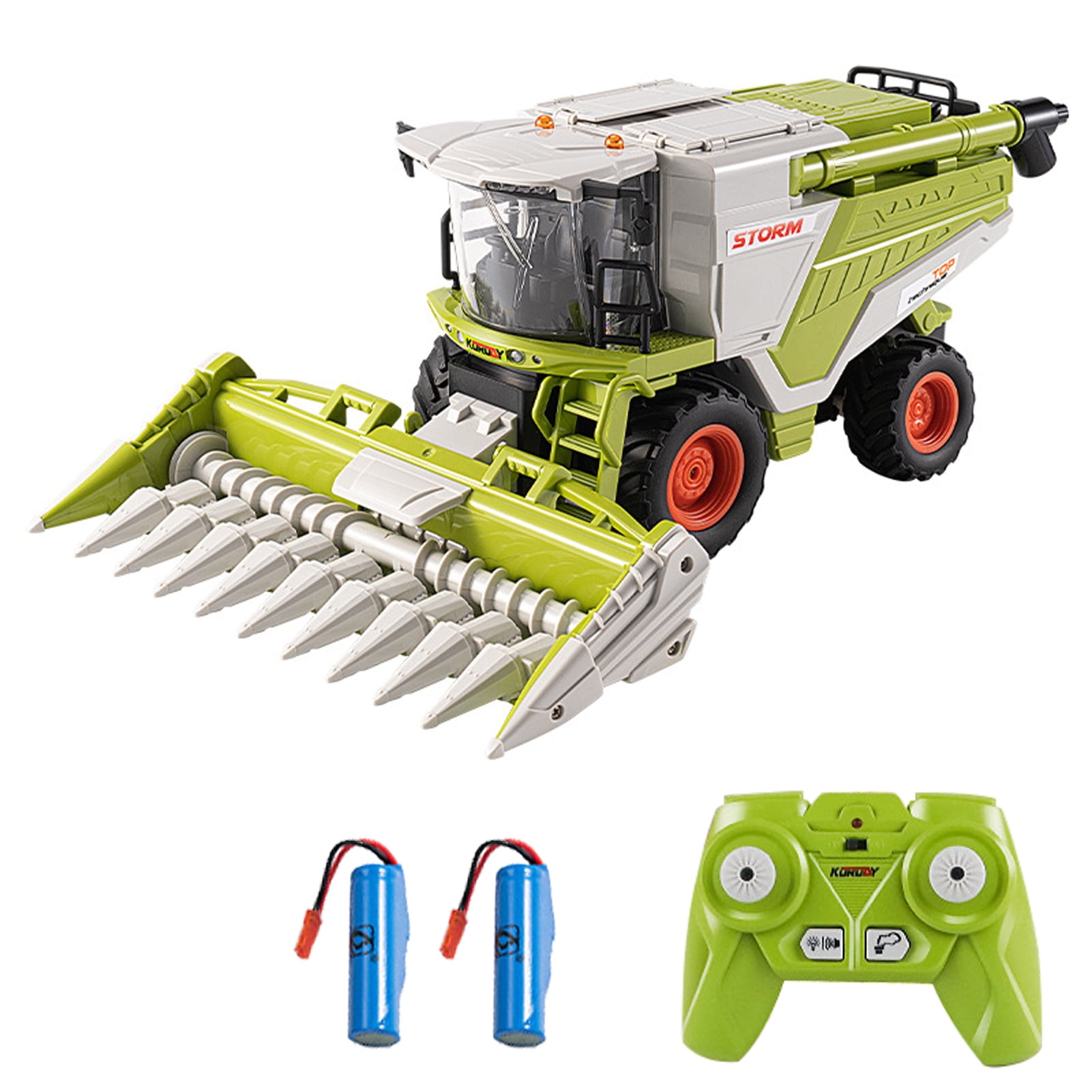 Remote car, Farm With Head Led Farm Toy Scale Spray Farm Harvester With ...