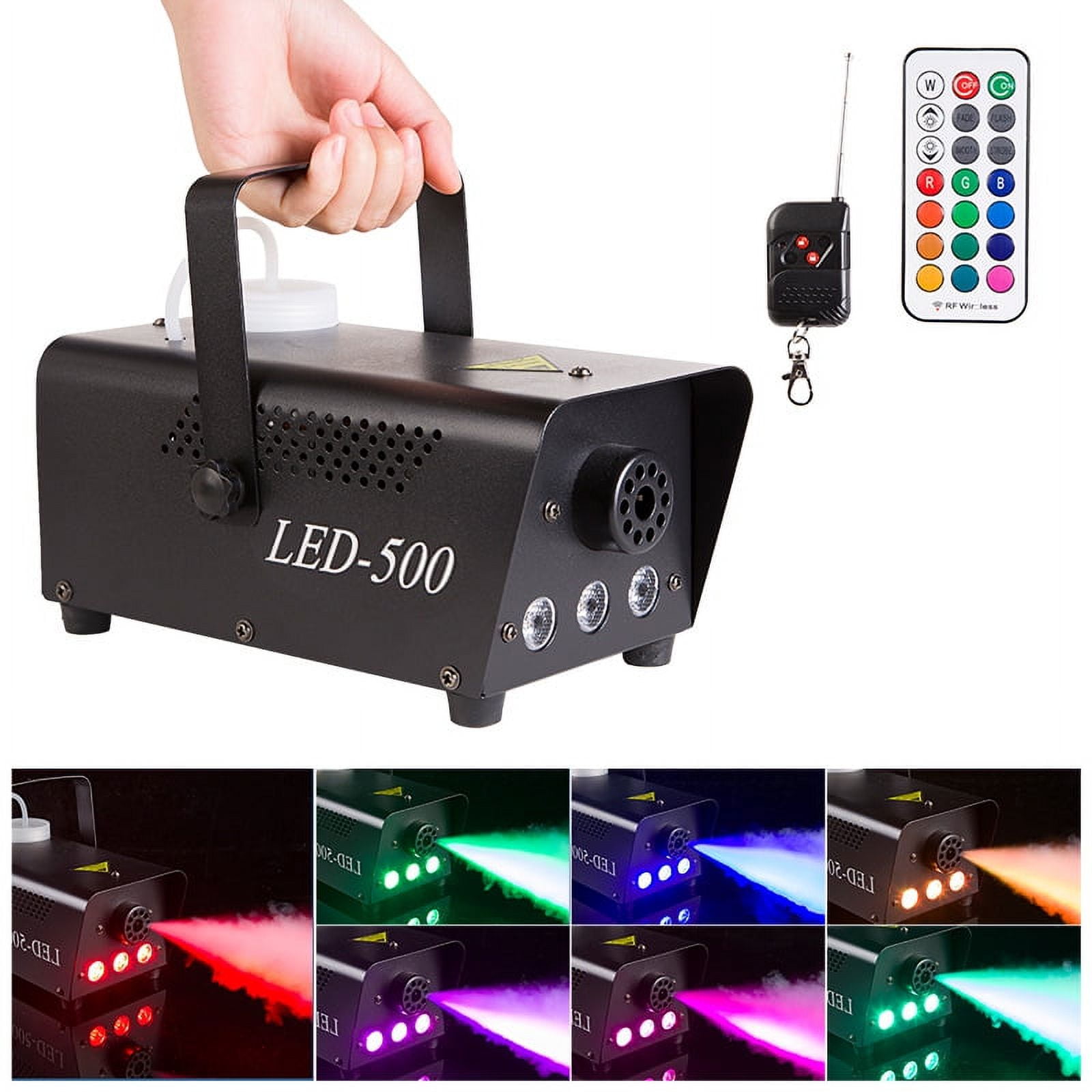 Remote control LED500W stage smoke machine Halloween smoke machine ...