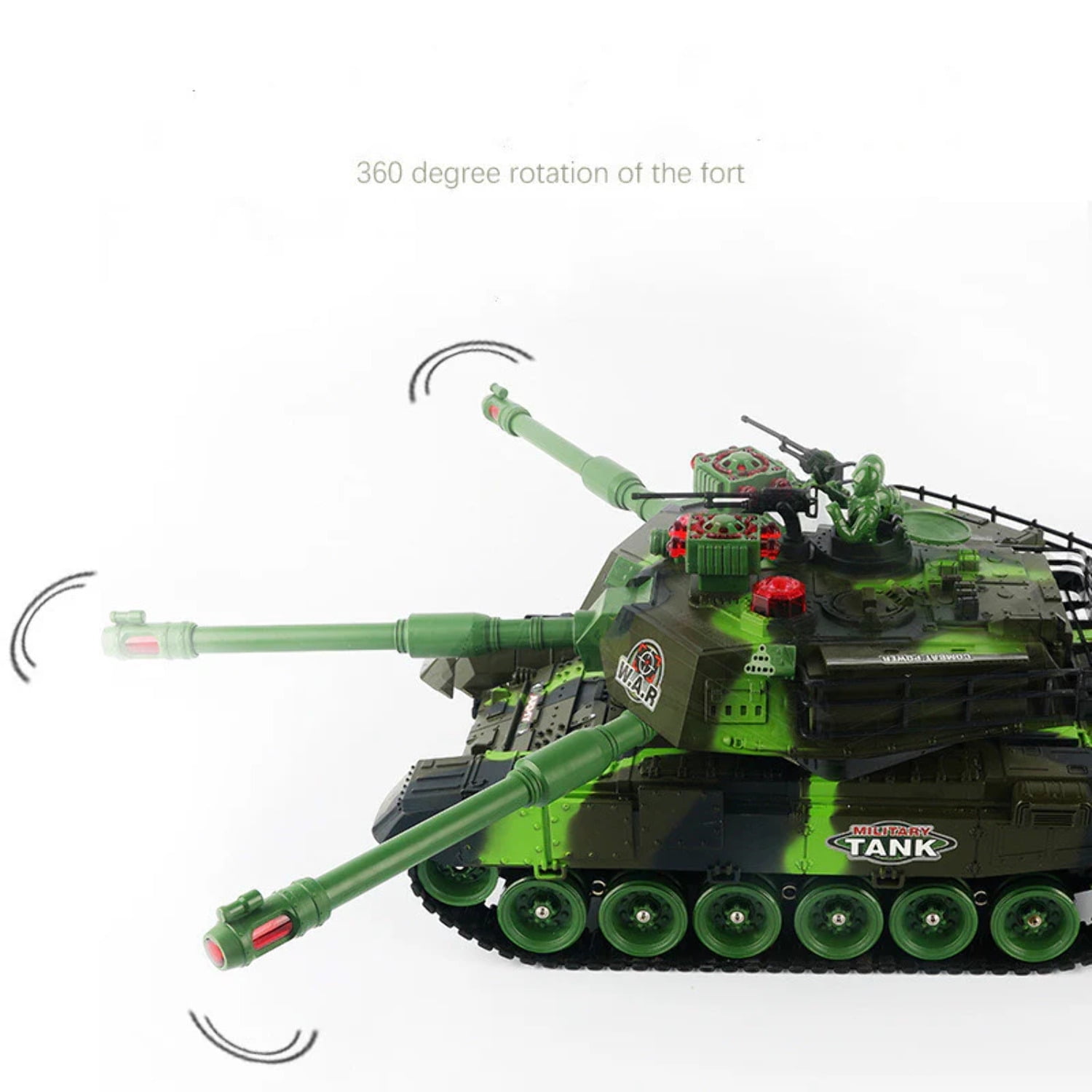 Remote control of tank toy car can launch tracked cross-country vehicle ...