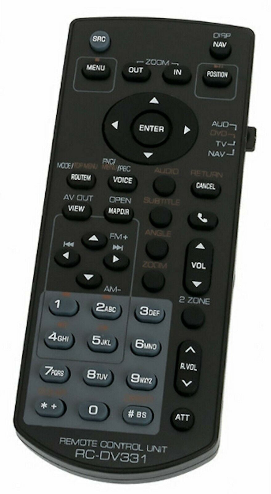 Remote for Kenwood DDX23BT DDX24BT DDX25BT DDX26BT DDX271 DDX272 ...