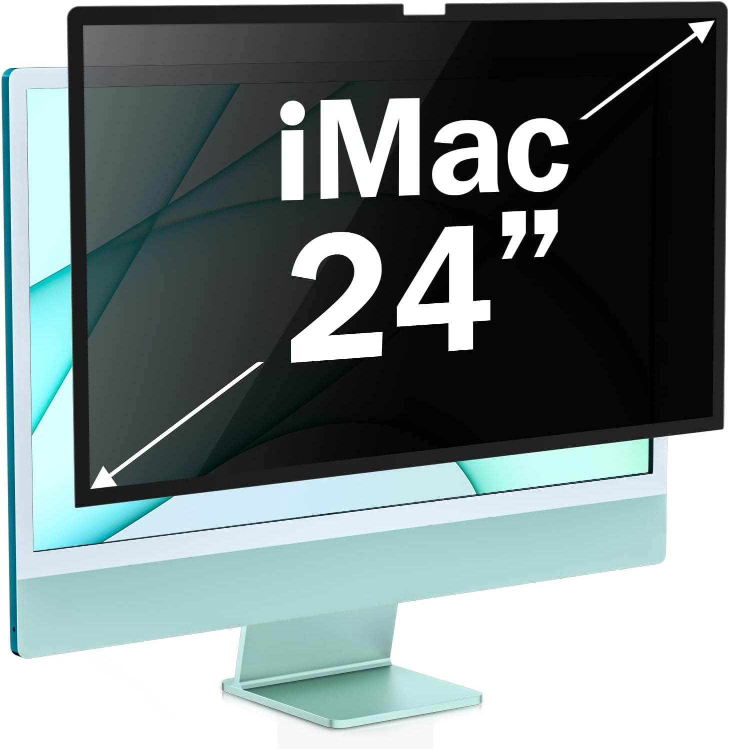 Removable 24 inch iMac Privacy Screen Filter (2021-2024, M1, M3, M4 ...