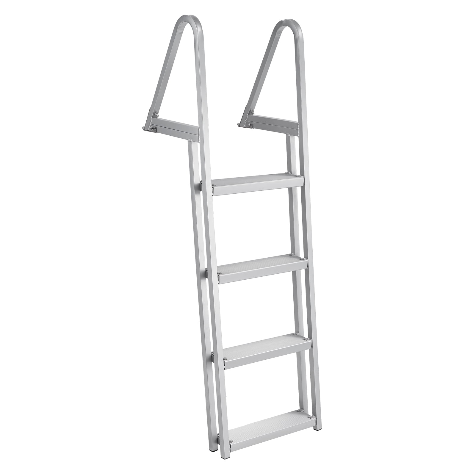Removable 4-Step Aluminum Tailgate Ladder –Heavy-Duty 350 lbs Capacity ...