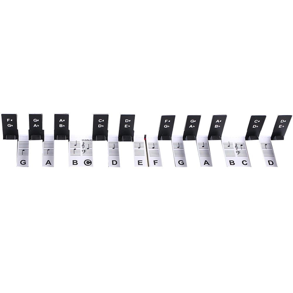 Removable 88-Keys Piano Keyboard Note Labels Reusable N7 Hot G1 ...