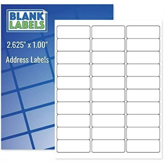 Removable Adhesive Address & Mailing Label Sheets, Inkjet and Laser ...