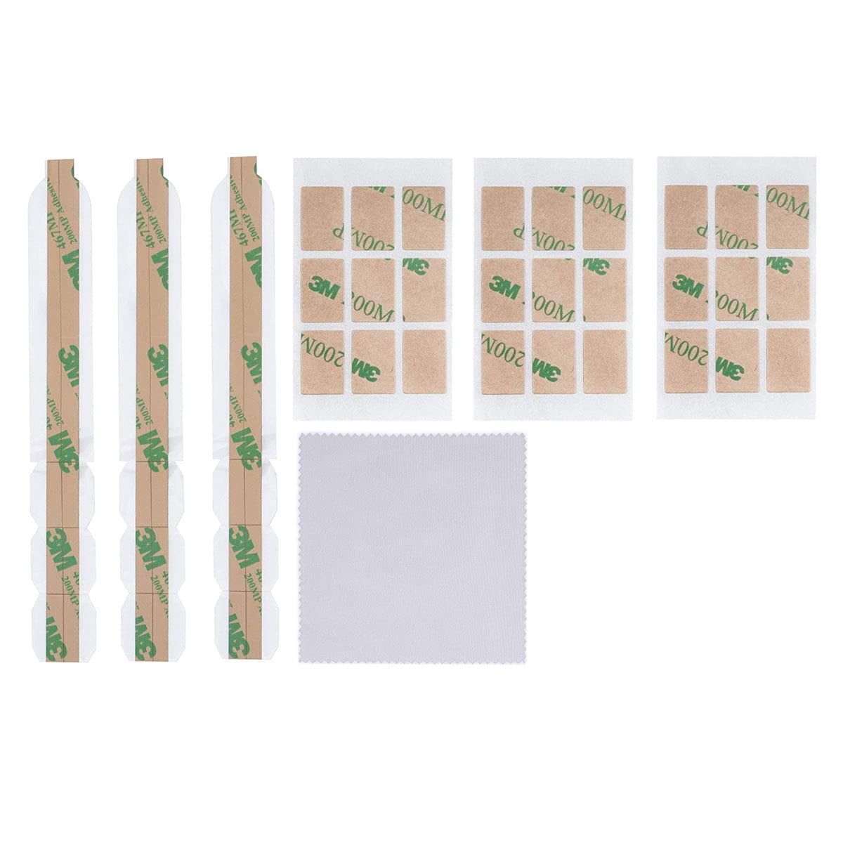 Removable Adhesive Strips for Privacy Screen Replacement Set of Holder ...
