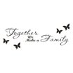 Innovative Stencils 12 Family Quote Words Vinyl Wall Decal - Walmart.com