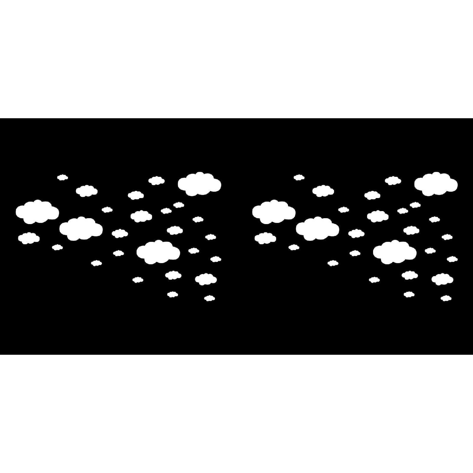 Removable Big DIY Clouds Wall Decals DIY Large Sticker Ceiling ...