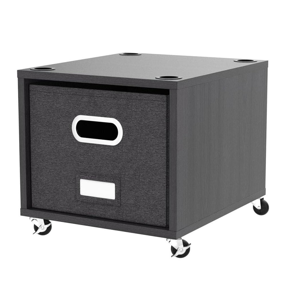 Removable Bin with Handles, Rolling File Cabinet with 1 Lateral Drawer ...