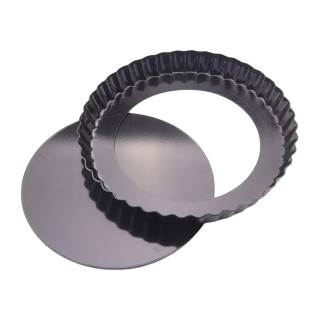Removable Bottom Fluted Pie Pans Mini Tart Pans Round NonStick Quiches ...