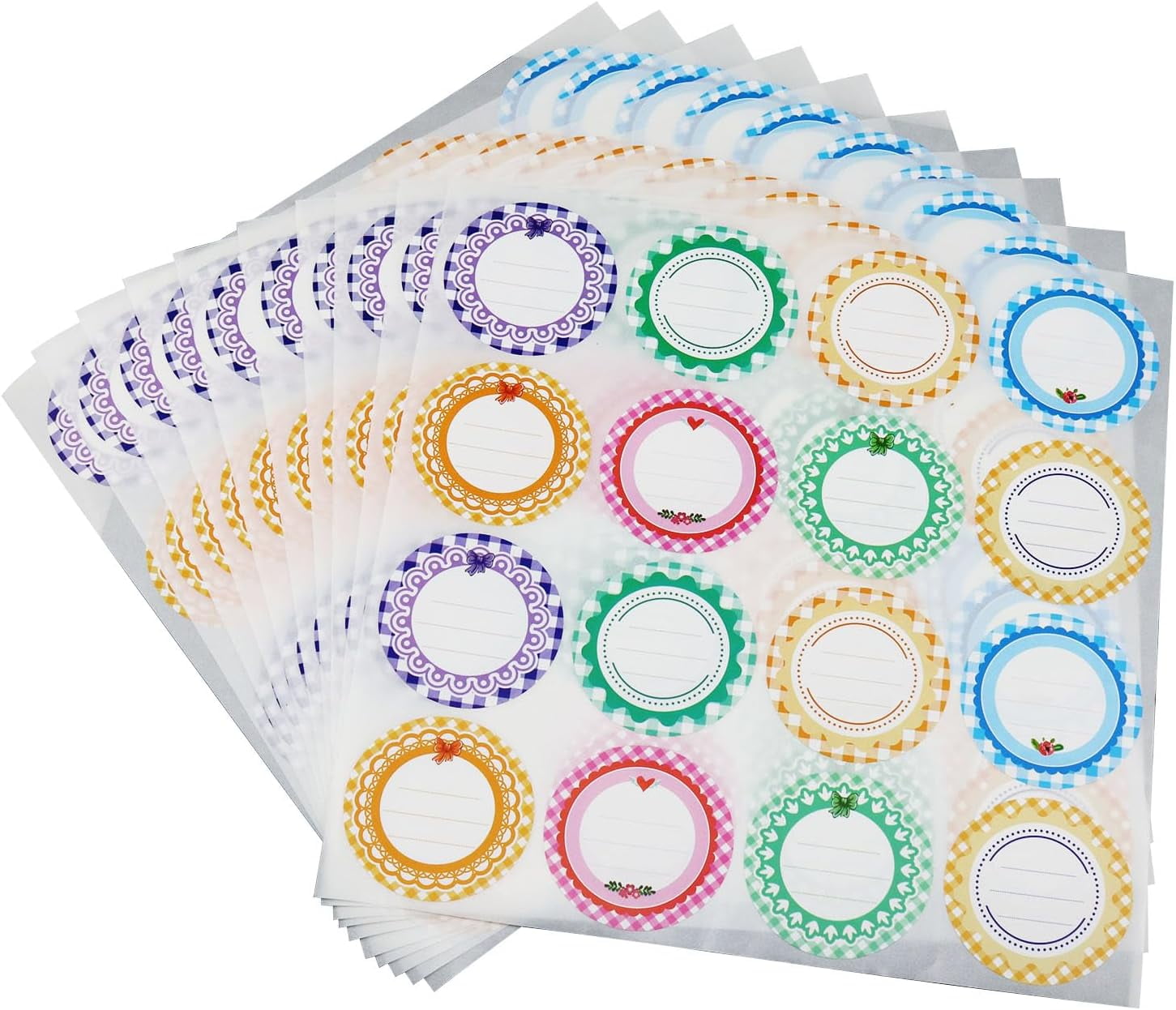 Removable Canning Jar Labels Stickers 2 Inch Removable Mason Jar Lid ...