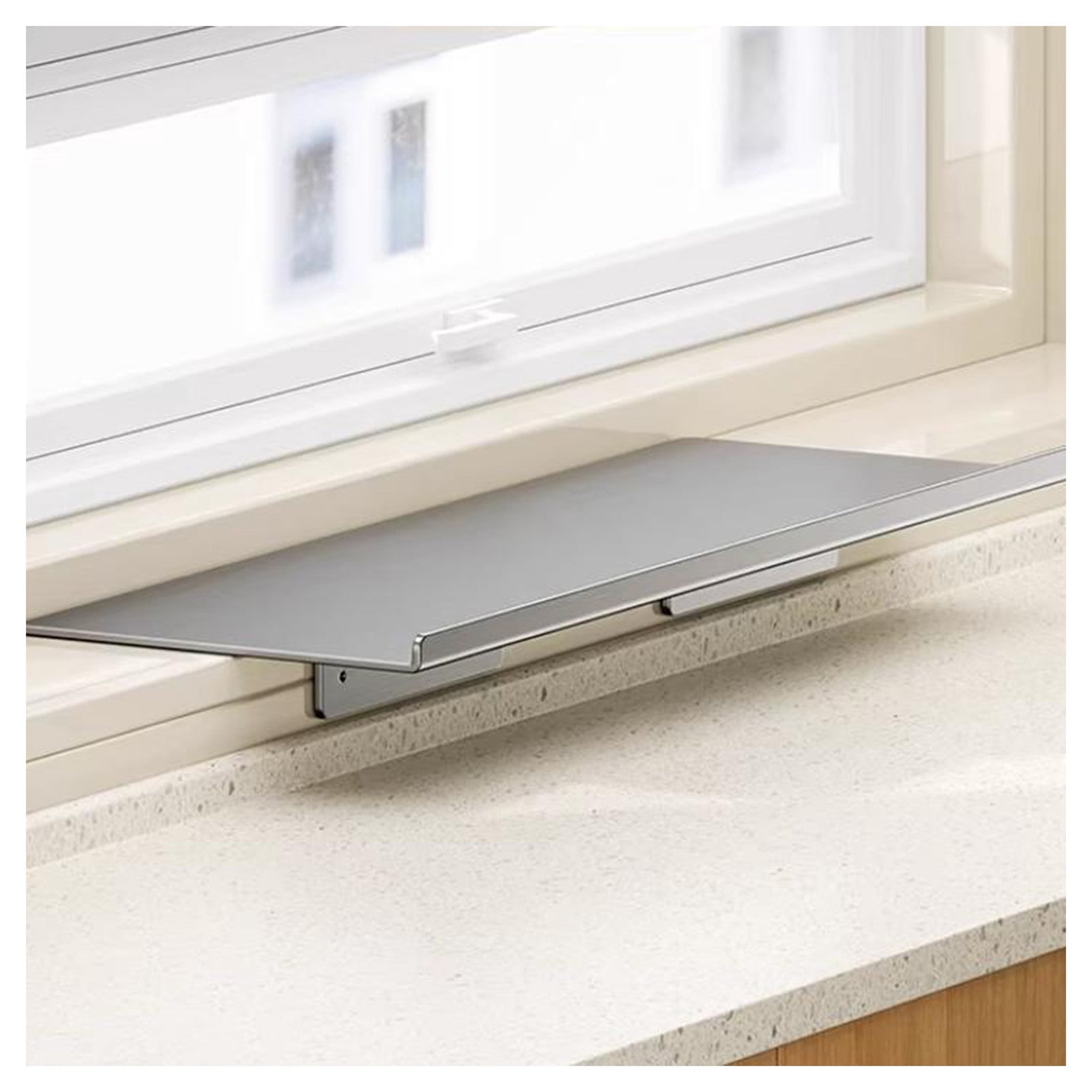 Removable Carbon Steel Window Sill Extender Plate, Window Plant Shelves ...