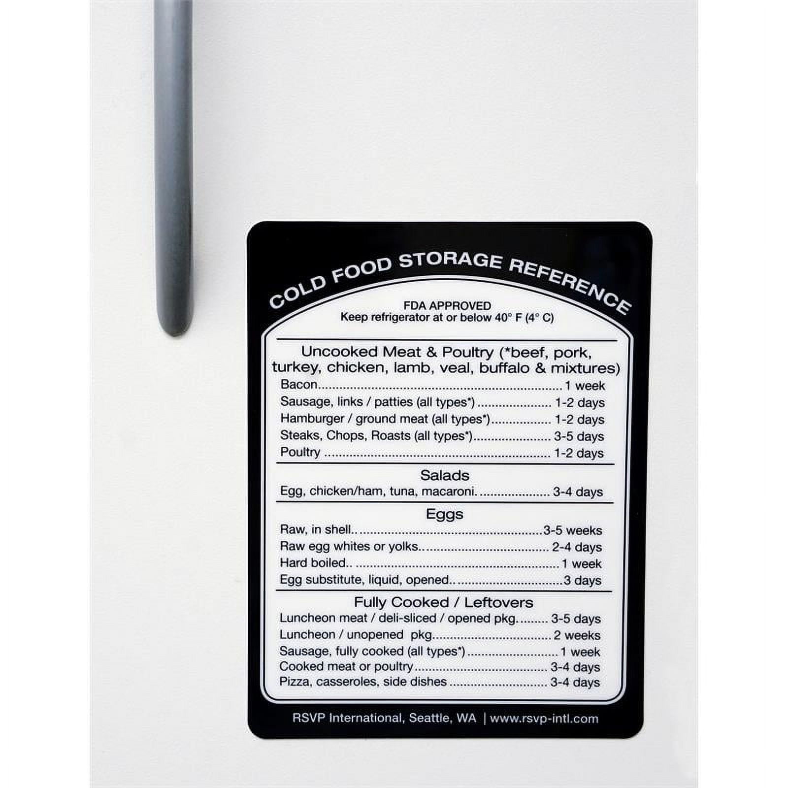 Removable Cold Storage Clear Color BPA free Silicone Label 5.125x4 ...