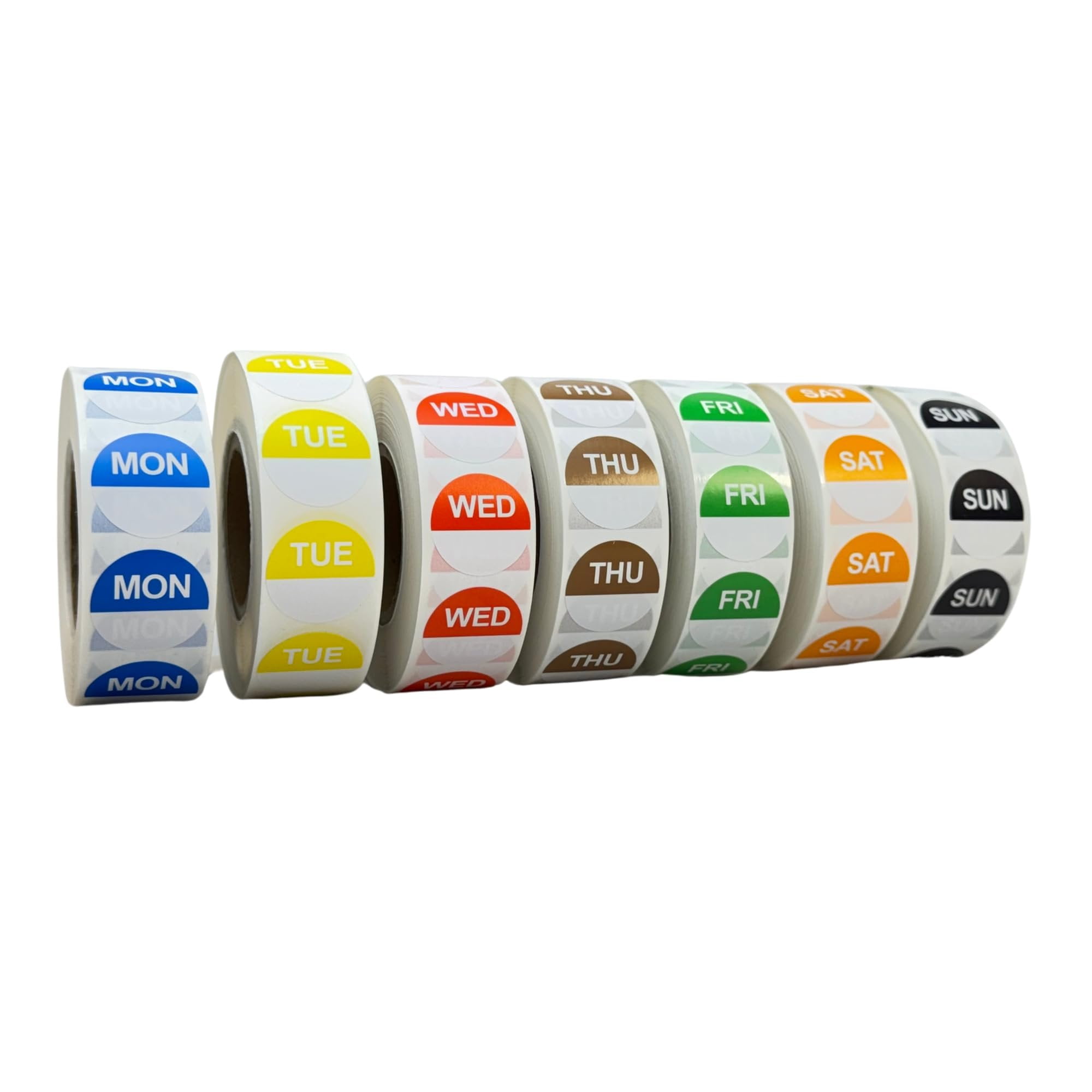 Removable Day of The Week Labels, 1000 Stickers for Each Day, Set of ...