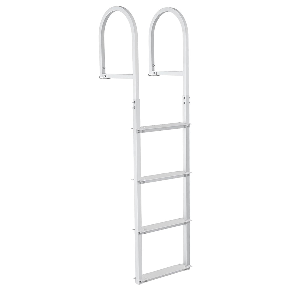 Removable Dock Ladder 4 Steps, Aluminum Swim Ladders, Pontoon Boat ...