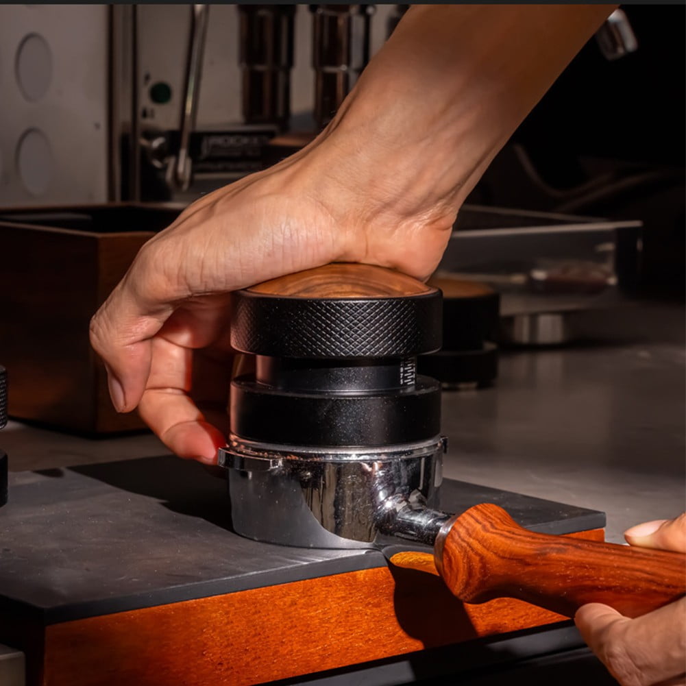 Removable Ergonomic Walnut And Stainless Steel Self-Gravity Coffee ...