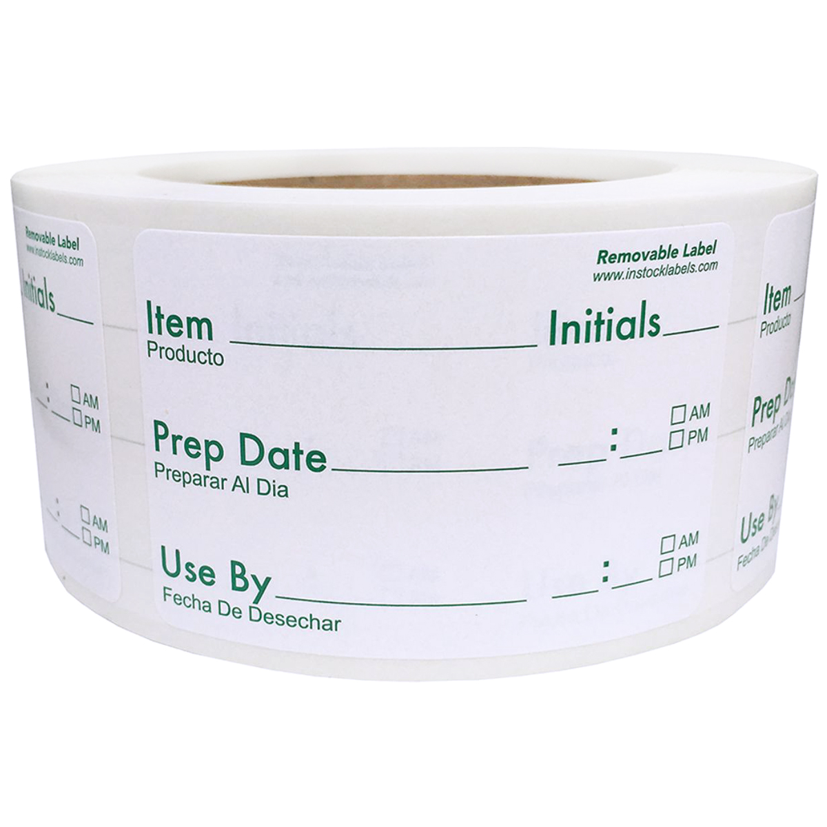 Removable Green Shelf Life Labels for Food Rotation Use by Food ...