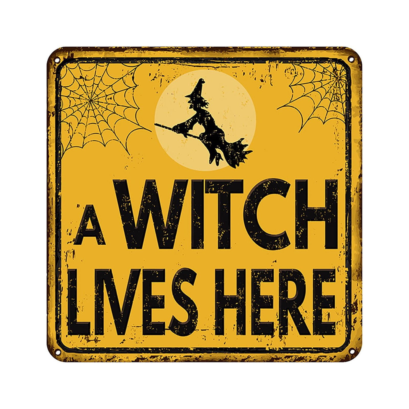 Removable Halloween Warning Sign Wall Sticker - Spooky Decal for Doors ...