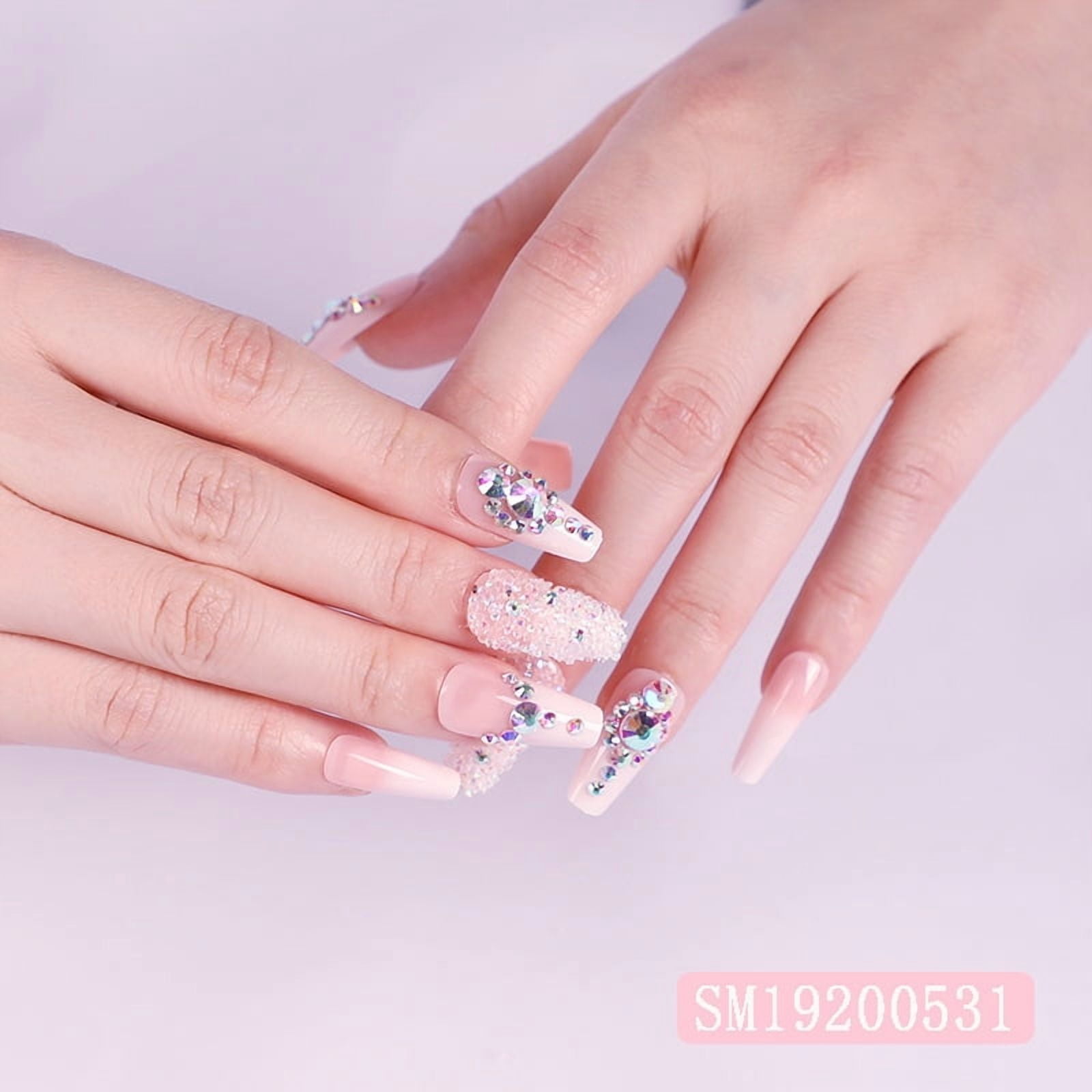 Removable Integrated Ballet Gradient Nail Plate - Walmart.com