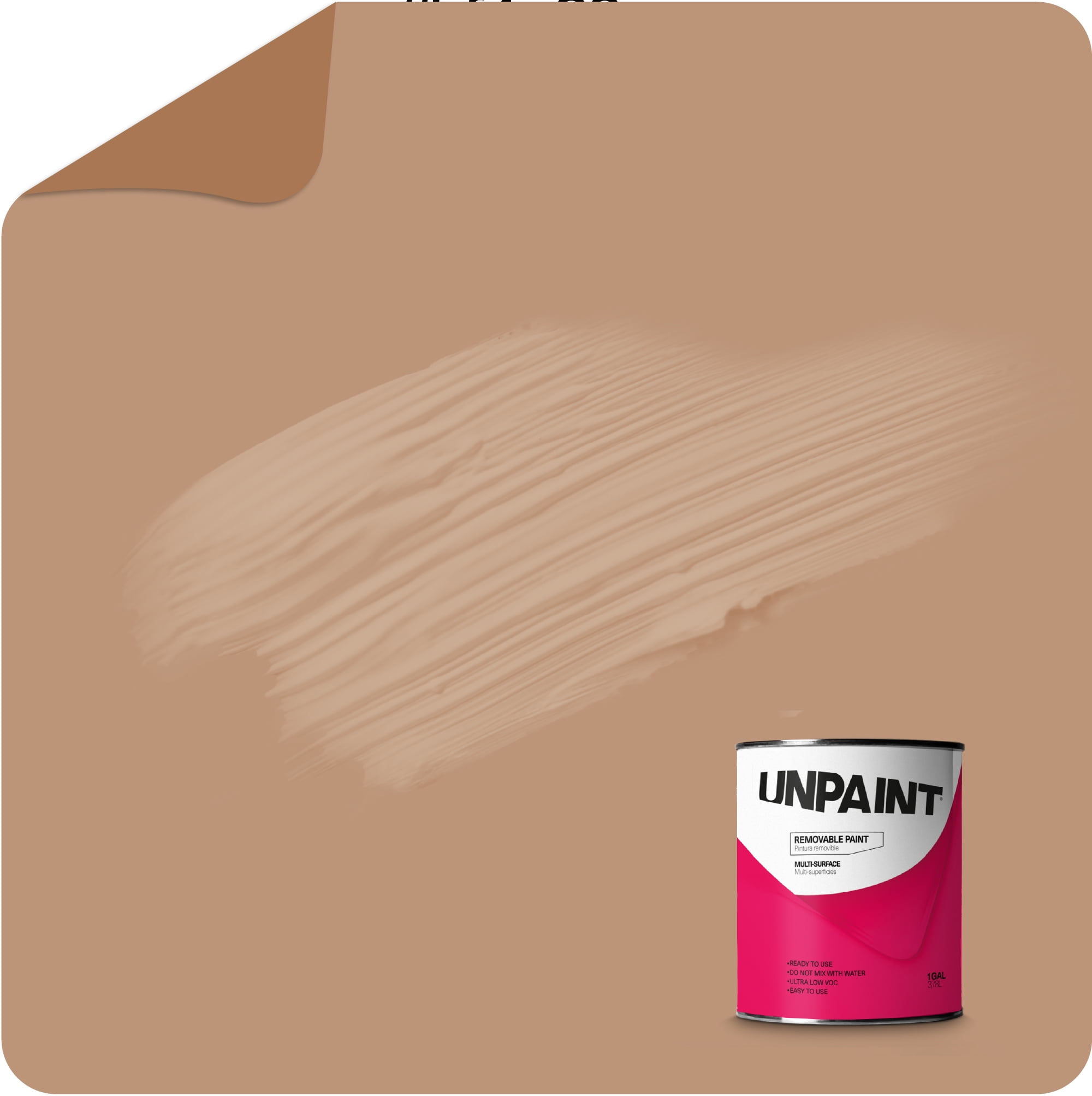 Unpaint Removable Paint Interior Matte Beige Dust Ash Biodegradable 1 ...