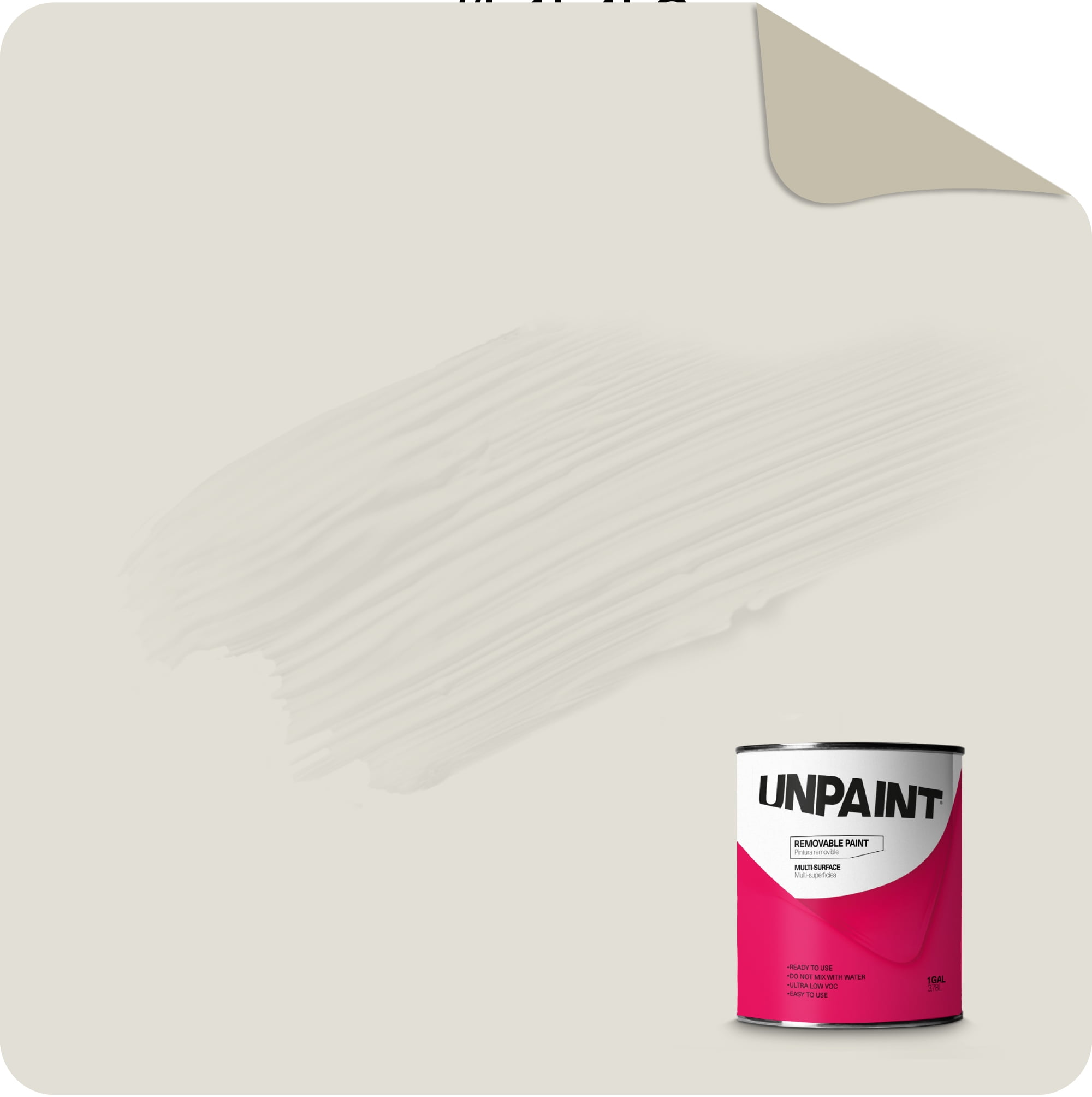 Unpaint Removable Paint Interior Matte Beige Loam Copper Biodegradable ...