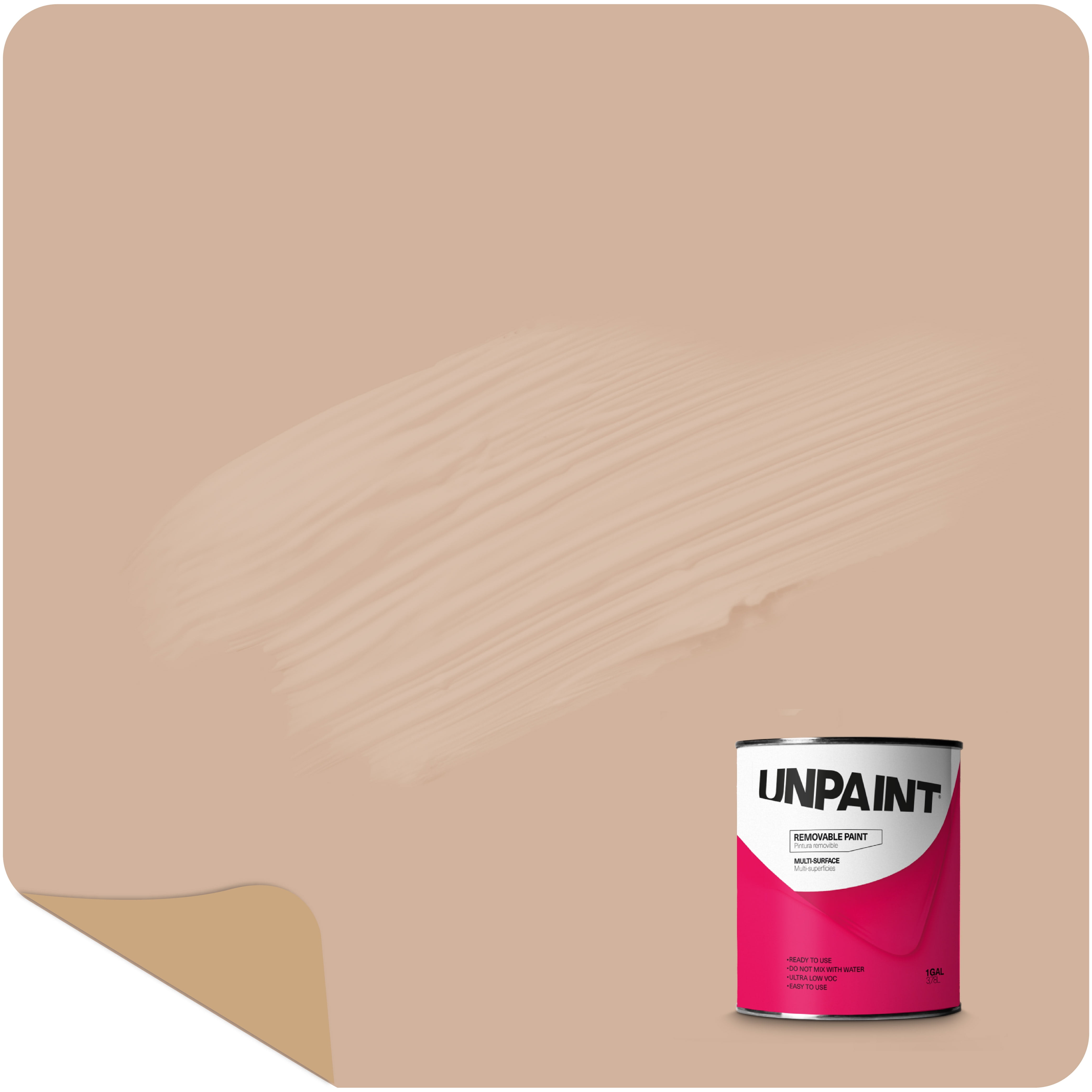 Unpaint Removable Paint Interior Matte Beige Twig Terracotta ...