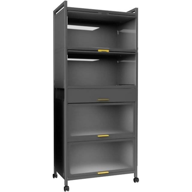 Removable Kitchen Sideboard Buffet Cabinet, Bar Bakers Rack 5 Tier ...