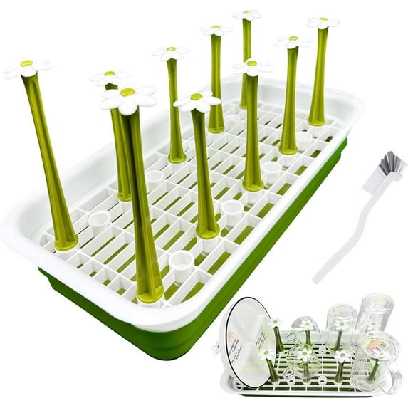 Removable Large Water Bottle Drying Rack, Vertical Bottle Drying Rack ...