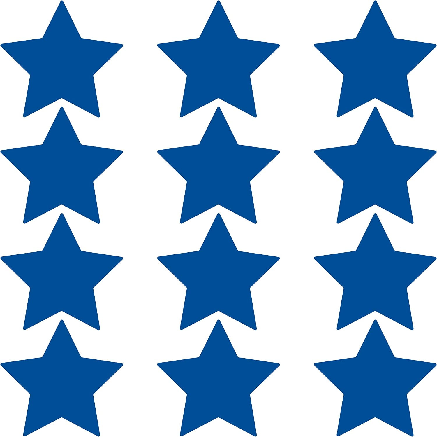 Removable Matte Finish Blue 4 Inch Star Decal Stickers, for Floors ...