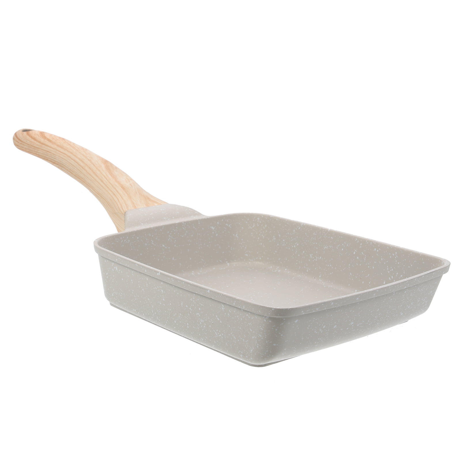 Removable Medical Stone Pan Aluminum Frying Pan 38X15CM Beige - Walmart.com