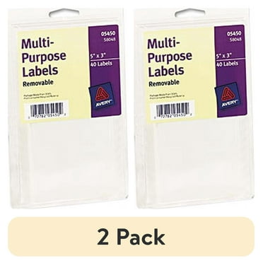 Avery Self-Adhesive Removable Laser Id Labels, White, 8.5 x 11 inches ...