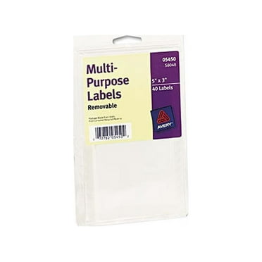 Avery Print/Write Self-Adhesive Removable Labels, 0.75 Inch Diameter ...