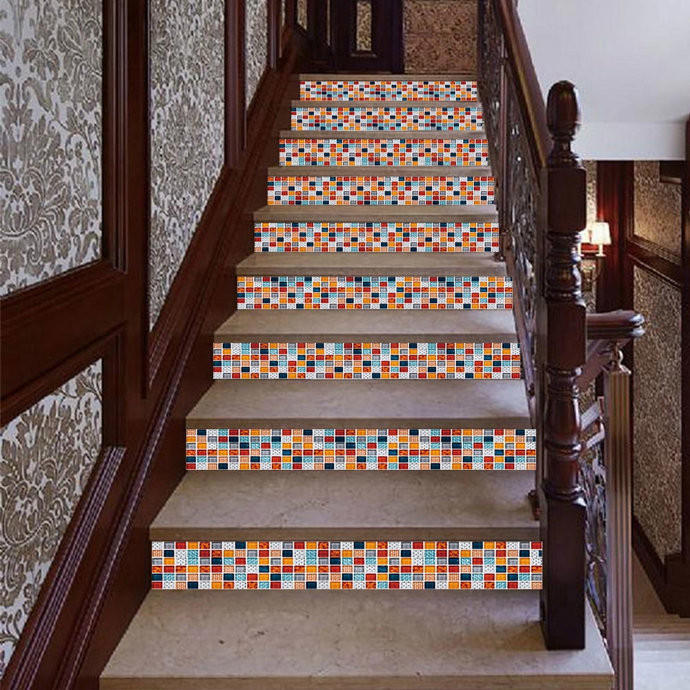 Removable Stair Sticker Natural Scenery Step Self-Adhesive Ceramic ...