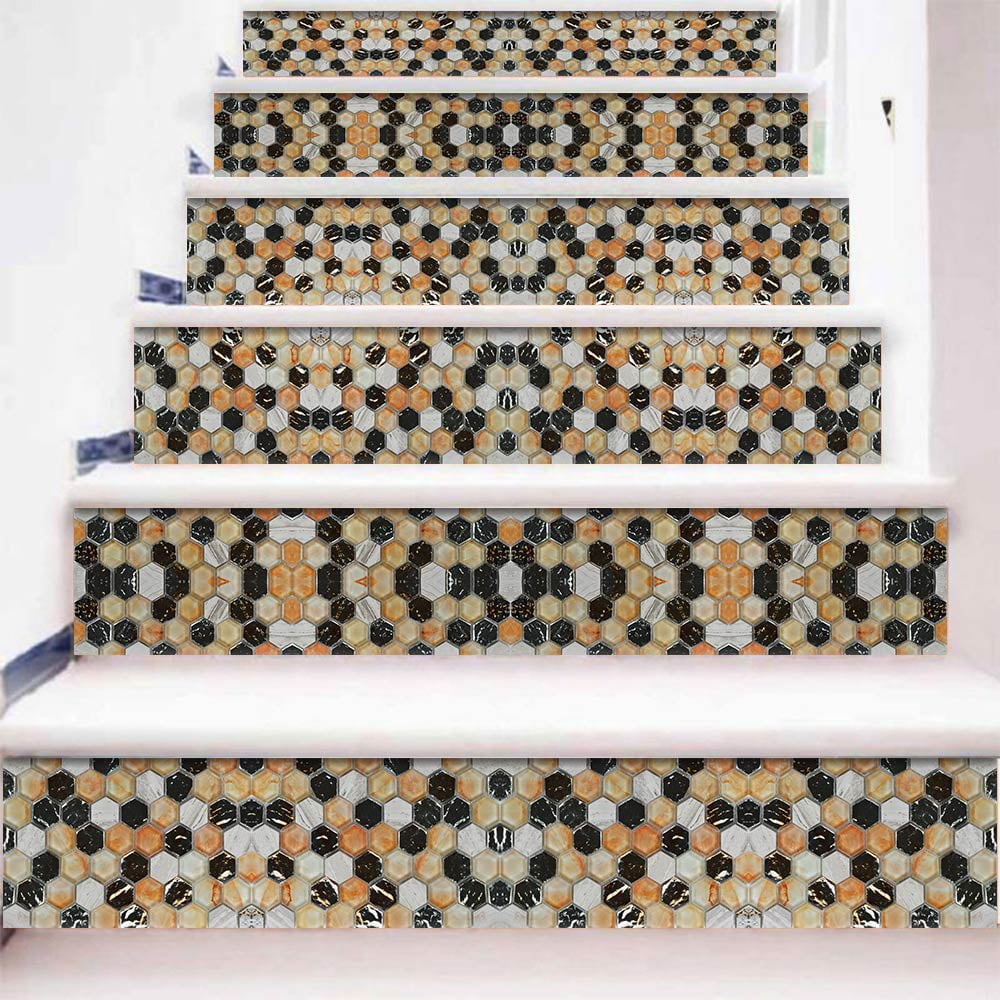Removable Stair Sticker Natural Scenery Step Self-Adhesive Ceramic ...