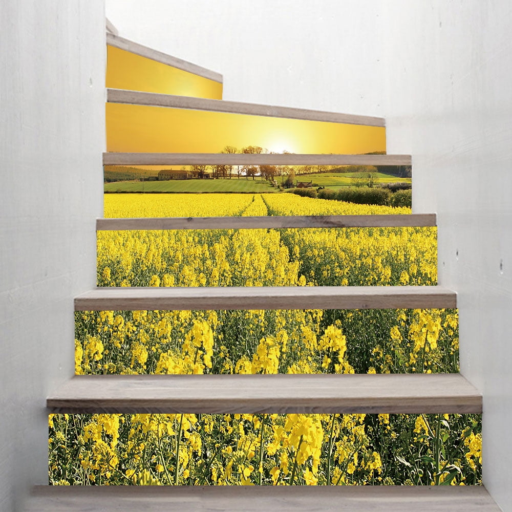 Removable Stair Sticker Natural Scenery Step Self-Adhesive Ceramic ...