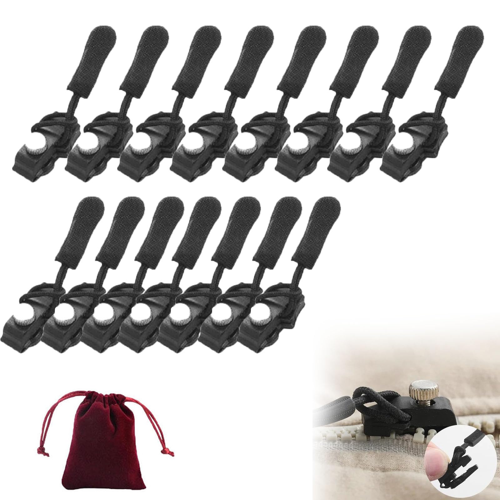 Removable Universal Zipper Repairer, Universal Instant Zipper Repair ...