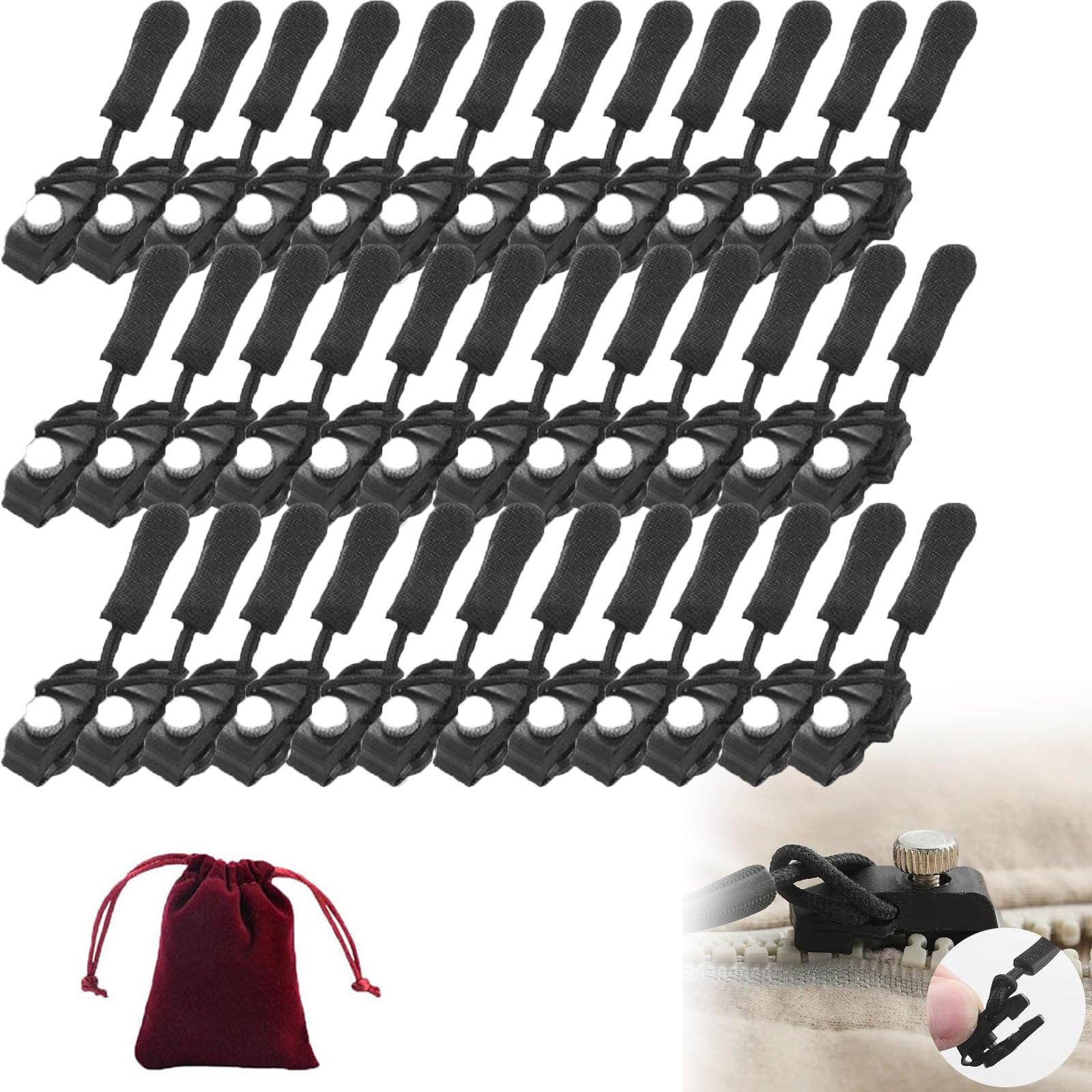 Removable Universal Zipper Repairer, Universal Instant Zipper Repair ...