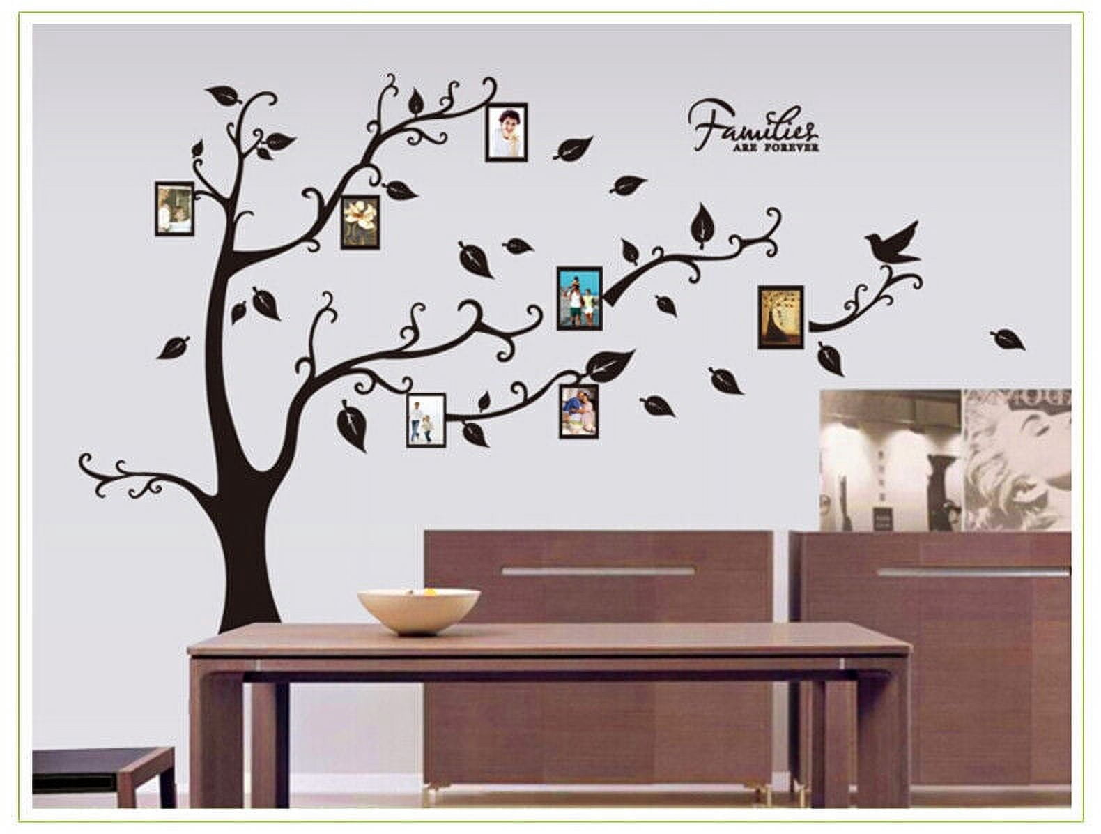 Removable Vinyl Wall Decal Family picture frame tree Sticker Home DIY ...