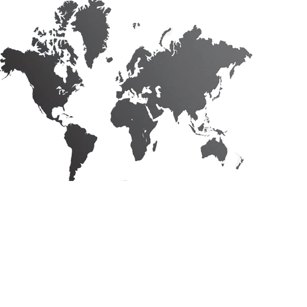 Removable Wall Decal Map Home/Office/Kids Room Decoration Vinyl World ...
