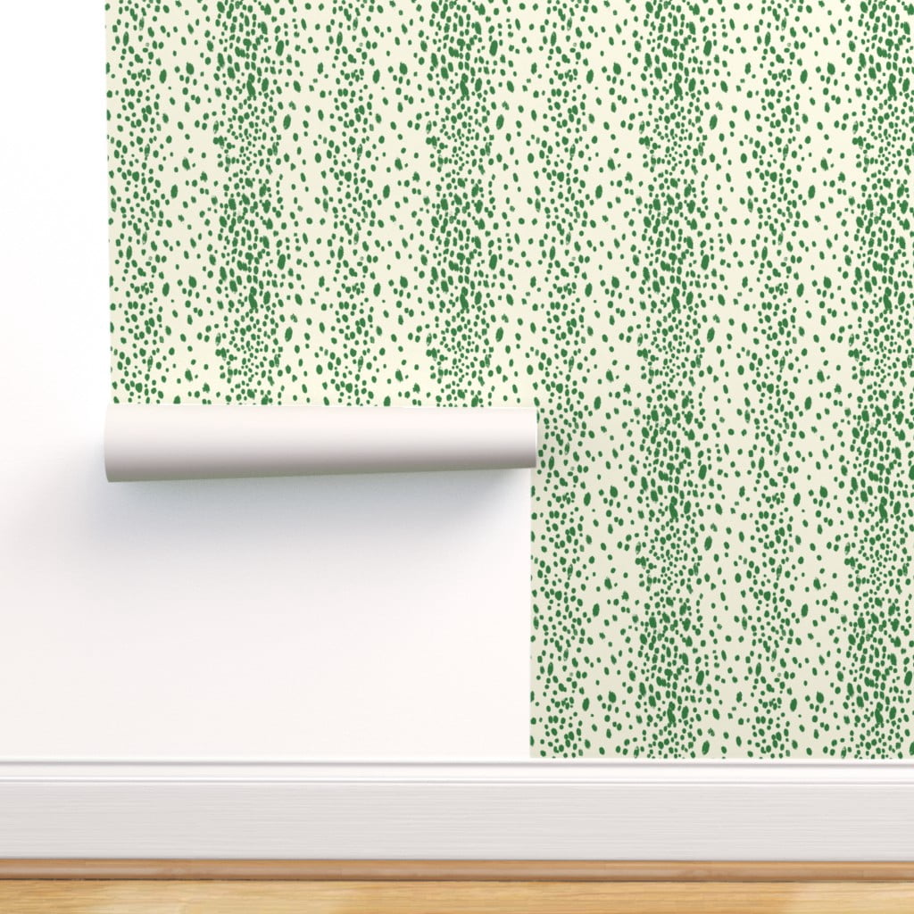 Green Animal Print Wallpaper