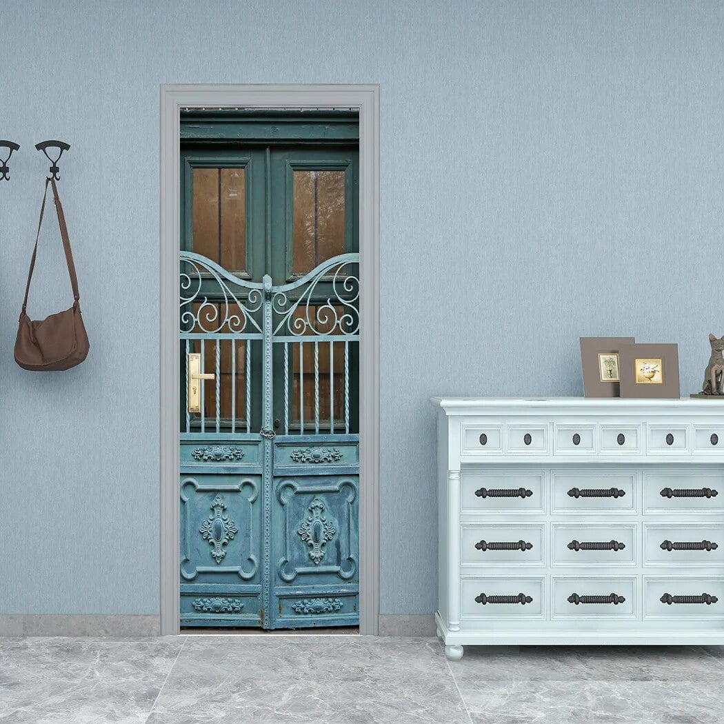 Removable Waterproof Bedroom Porch Imitation Amoxicillin Glass Door ...